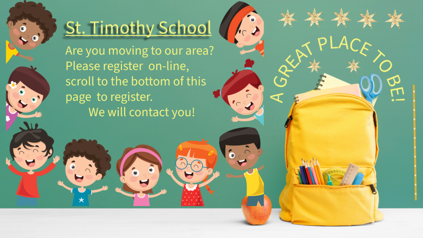Welcome to St. Timothy! - St. Timothy School